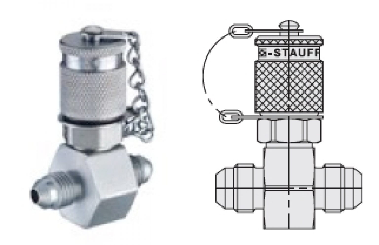 STAUFF Test 20 - JIC Inline Tee – MJ Hydraulic Pty Ltd