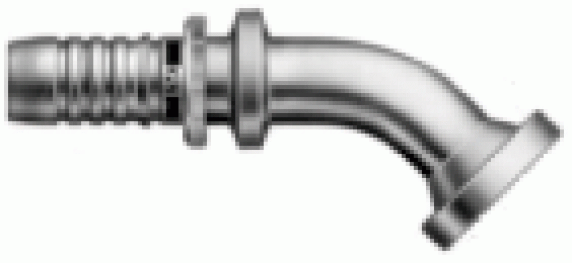 CAT Style O-Ring Flange – 45° Bent Tube - Global Spiral – MJ Hydraulic ...