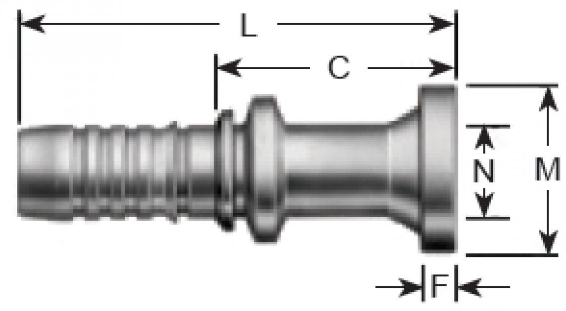 Code 61 O-Ring Flange - Megacrimp – MJ Hydraulic Pty Ltd