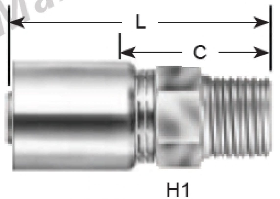 Male Pipe (NPTF – 30° Cone Seat) - Global Spiral – MJ Hydraulic Pty Ltd