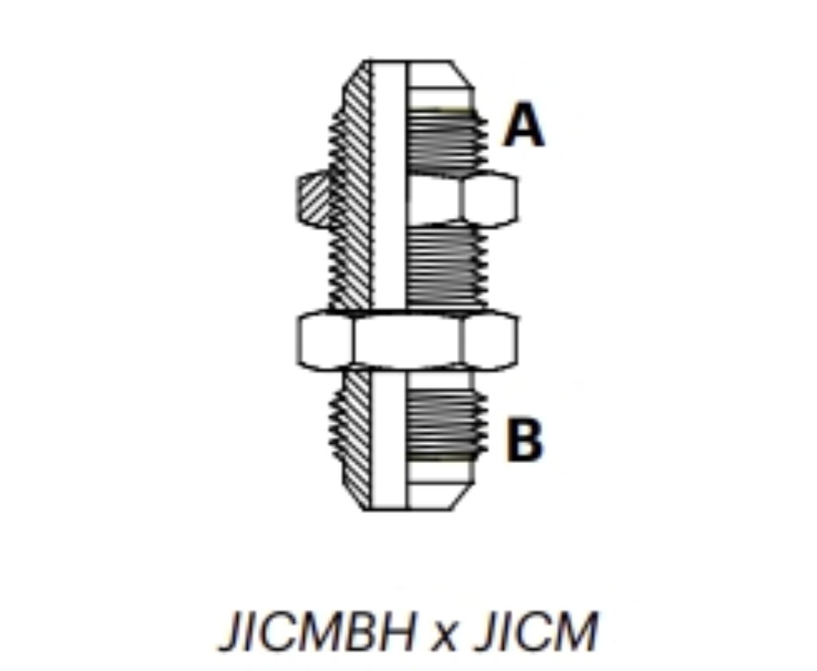J10M - JICMBH x JICM Bulkhead – MJ Hydraulic Pty Ltd