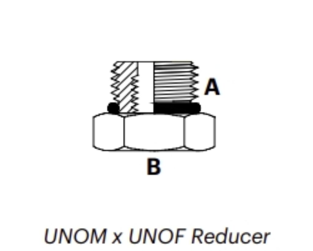 U1R - UNOM x UNOF Reducer – MJ Hydraulic Pty Ltd